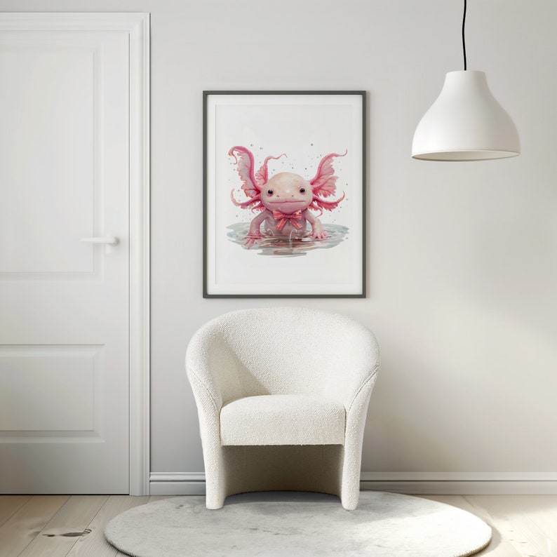 Axolotl With Bow Cute Oxolotl PNG Fallout Bow PNG Fallout Creatures T ...