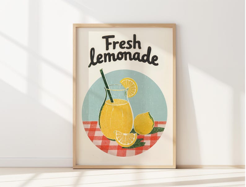 Lemonade Template Lemonade Stand Menu Printable, Kids Lemonade Sign ...
