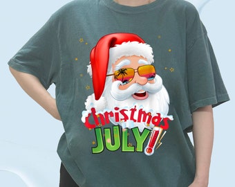 Christmas in July Shirt PNG, Santa Summer Png, Summer Santa Clause ...