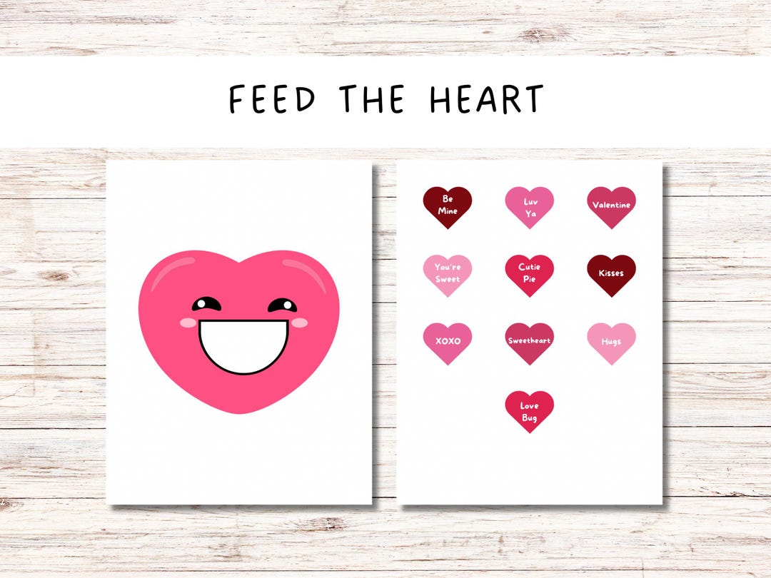 Valentine’s Day Feed the Heart Fine Motor Activity for Toddlers ...