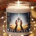 JESUS CHRIST CROSS Candle God Candle Jesus Loves You Christian Candle ...