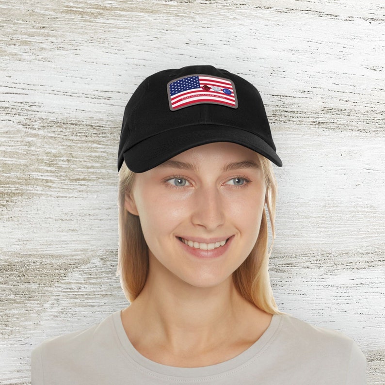 American Flag Hat America First Baseball Cap Hat Leather Patch Maga