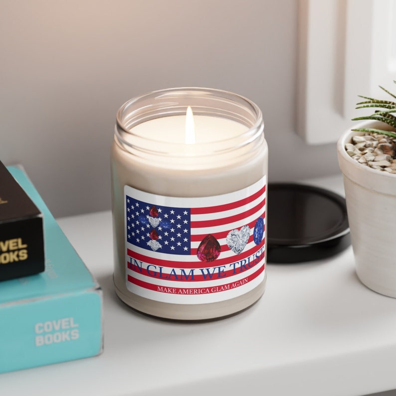 AMERICAN FLAG 2024 CANDLE Maga Candle America First Candle Make America ...