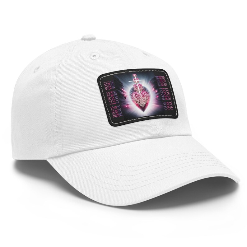 JESUS CHRIST CROSS Hat Sacred Heart Hat Jesus Hat Christian Hat Christ ...