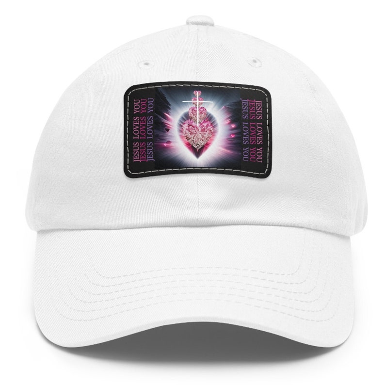 JESUS CHRIST CROSS Hat Sacred Heart Hat Jesus Hat Christian Hat Christ ...