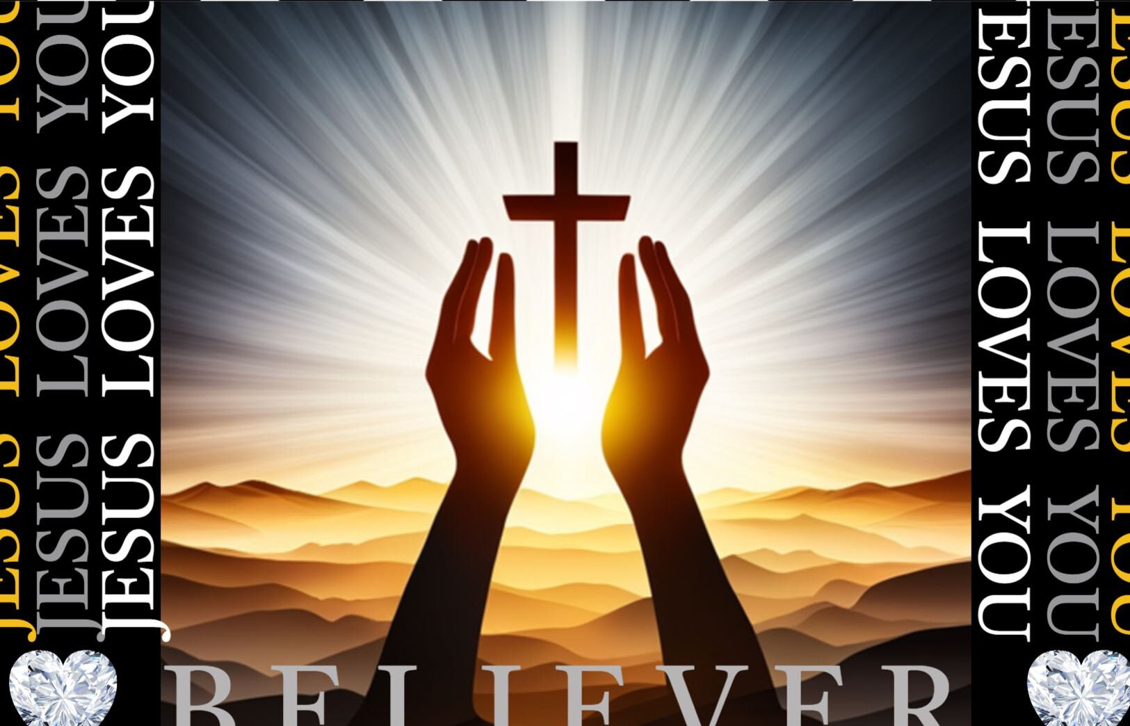 JESUS CHRIST CROSS Candle God Candle Jesus Loves You Christian Candle ...