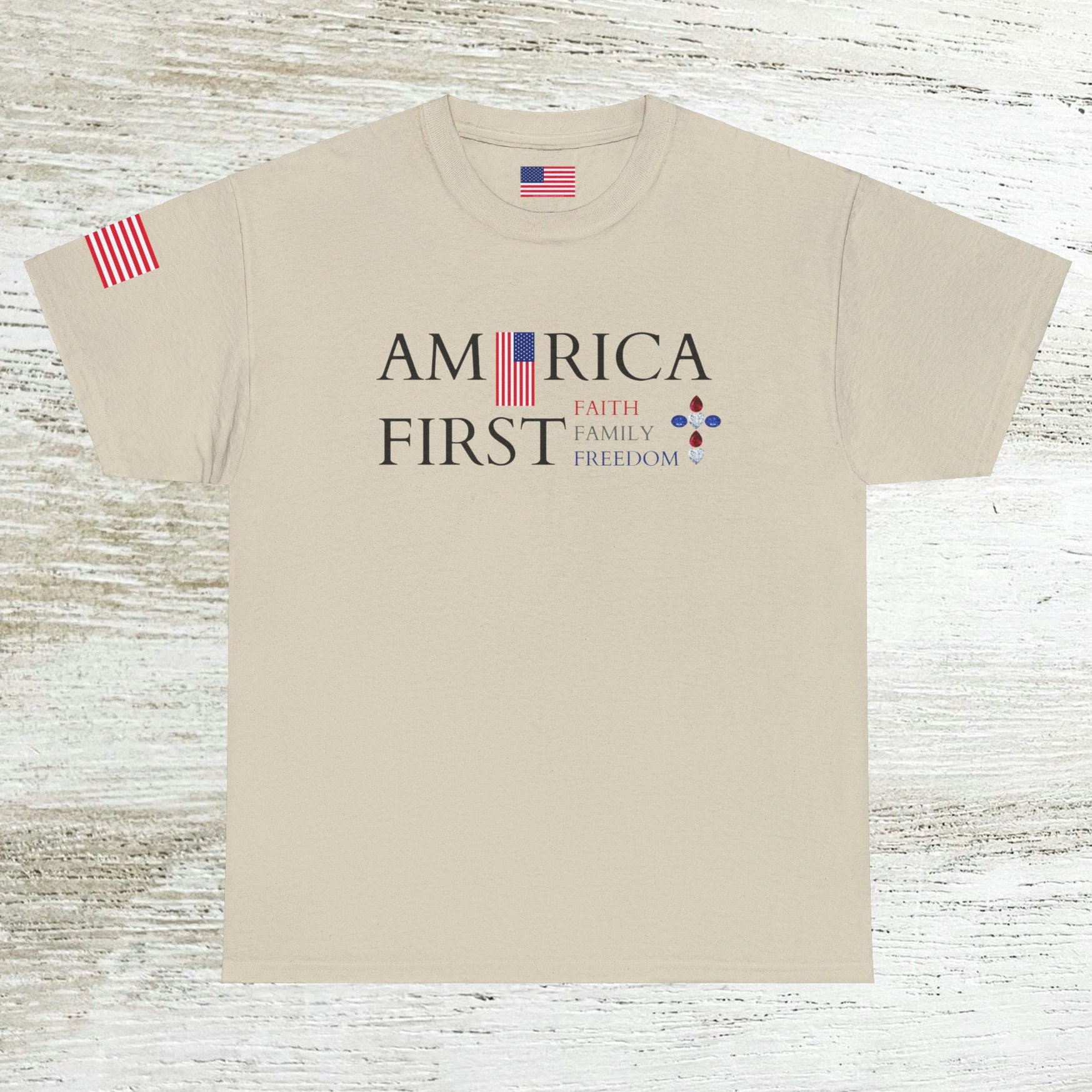 AMERICA FIRST FLAG Make America Great Again Tshirt Flag Tshirt Gift for ...
