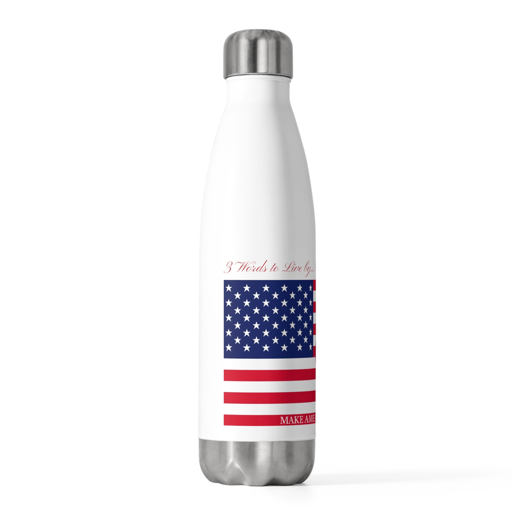AMERICAN FLAG WATER Bottle Patriotic Water Carrier Maga Bottle Maga ...