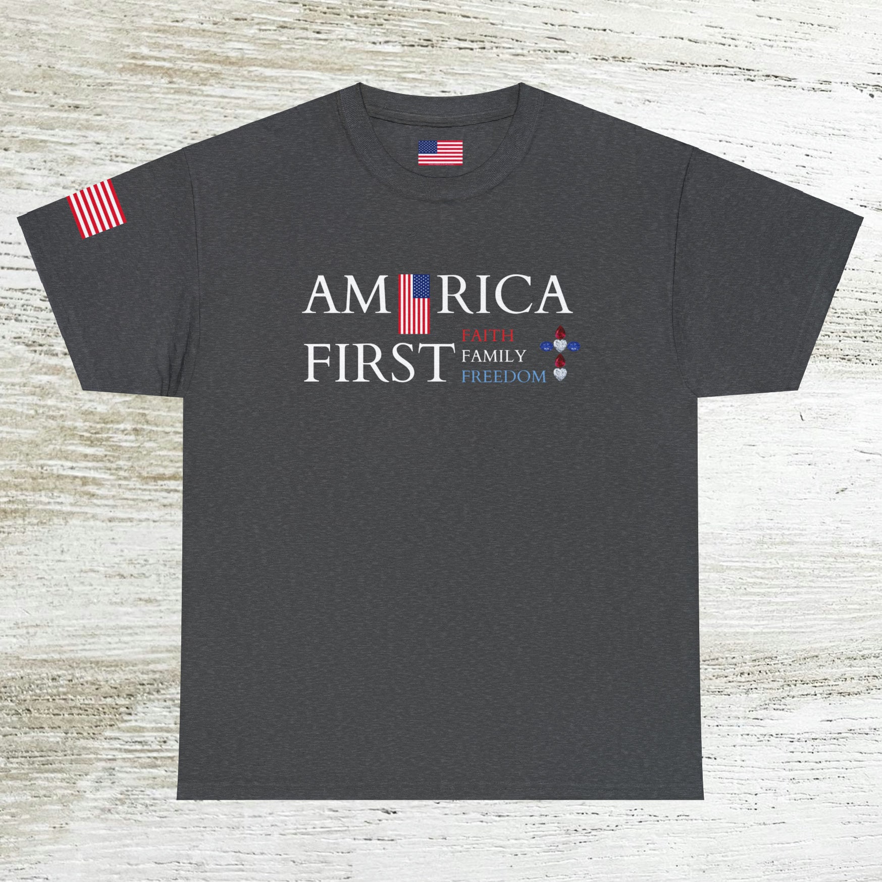 AMERICA FIRST FLAG Make America Great Again Tshirt Flag Tshirt Gift for ...