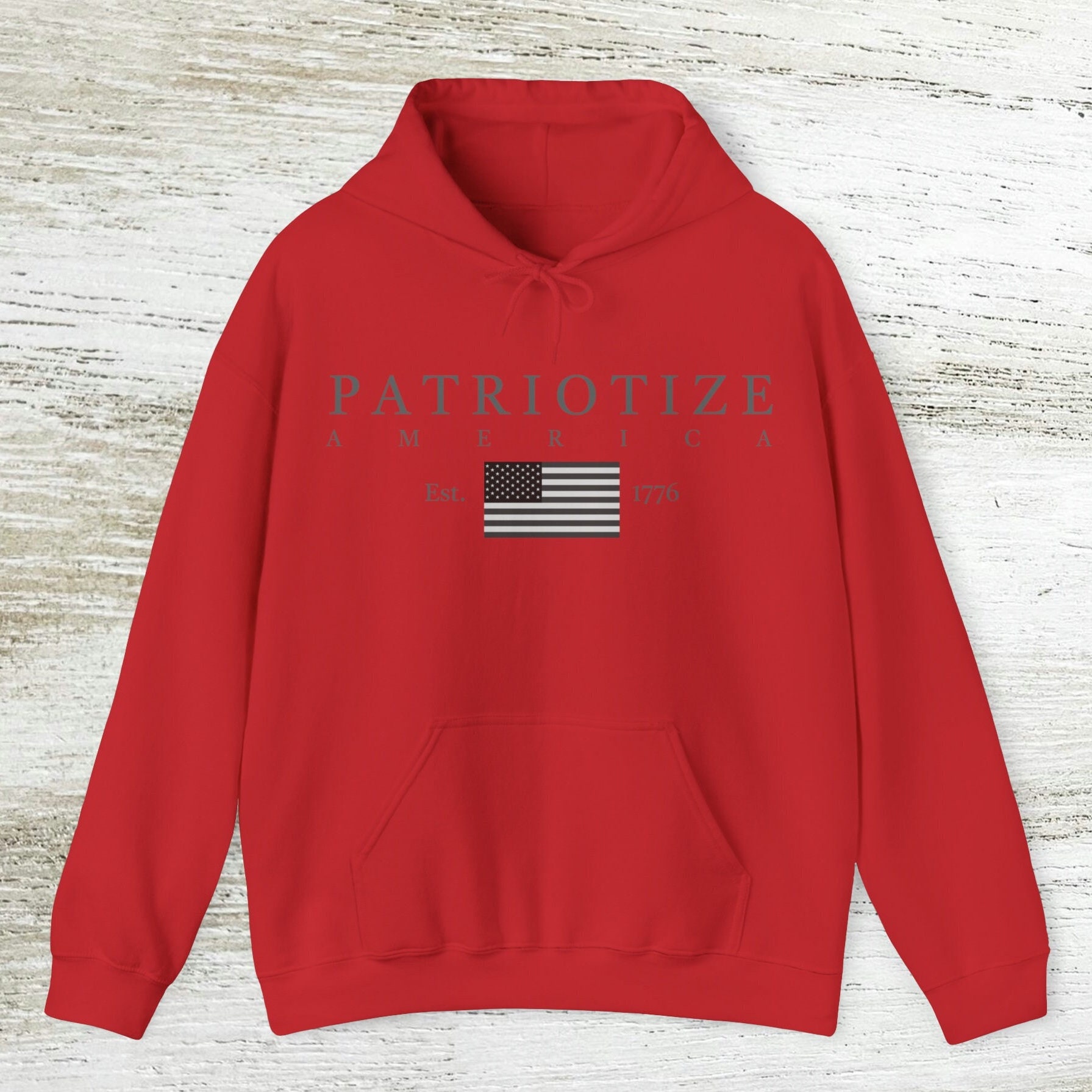 PATRIOTIC AMERICAN FLAG Hoodie Freedom Sweatshirt Gift for Him Crewneck ...