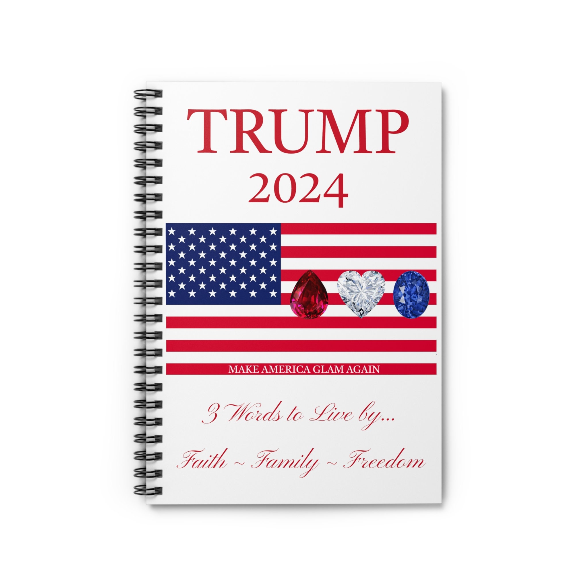 AMERICAN FLAG NOTEBOOK Usa Flag Book America Journal Patriotic Gift for ...