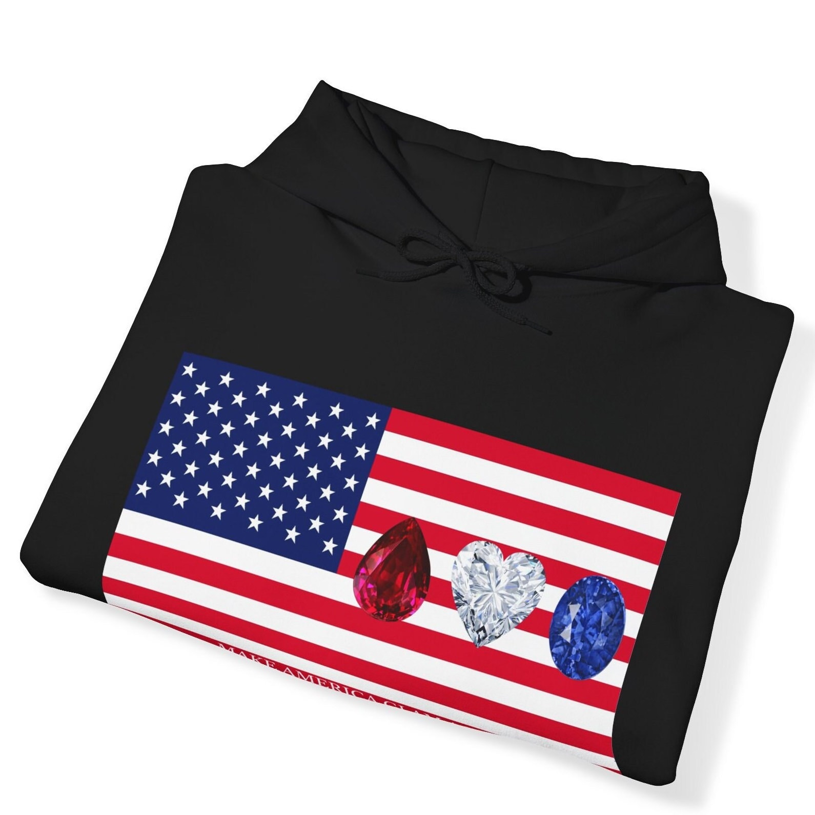 AMERICAN FLAG SWEATSHIRT Patriotic Hooded Shirt America First Pullover ...