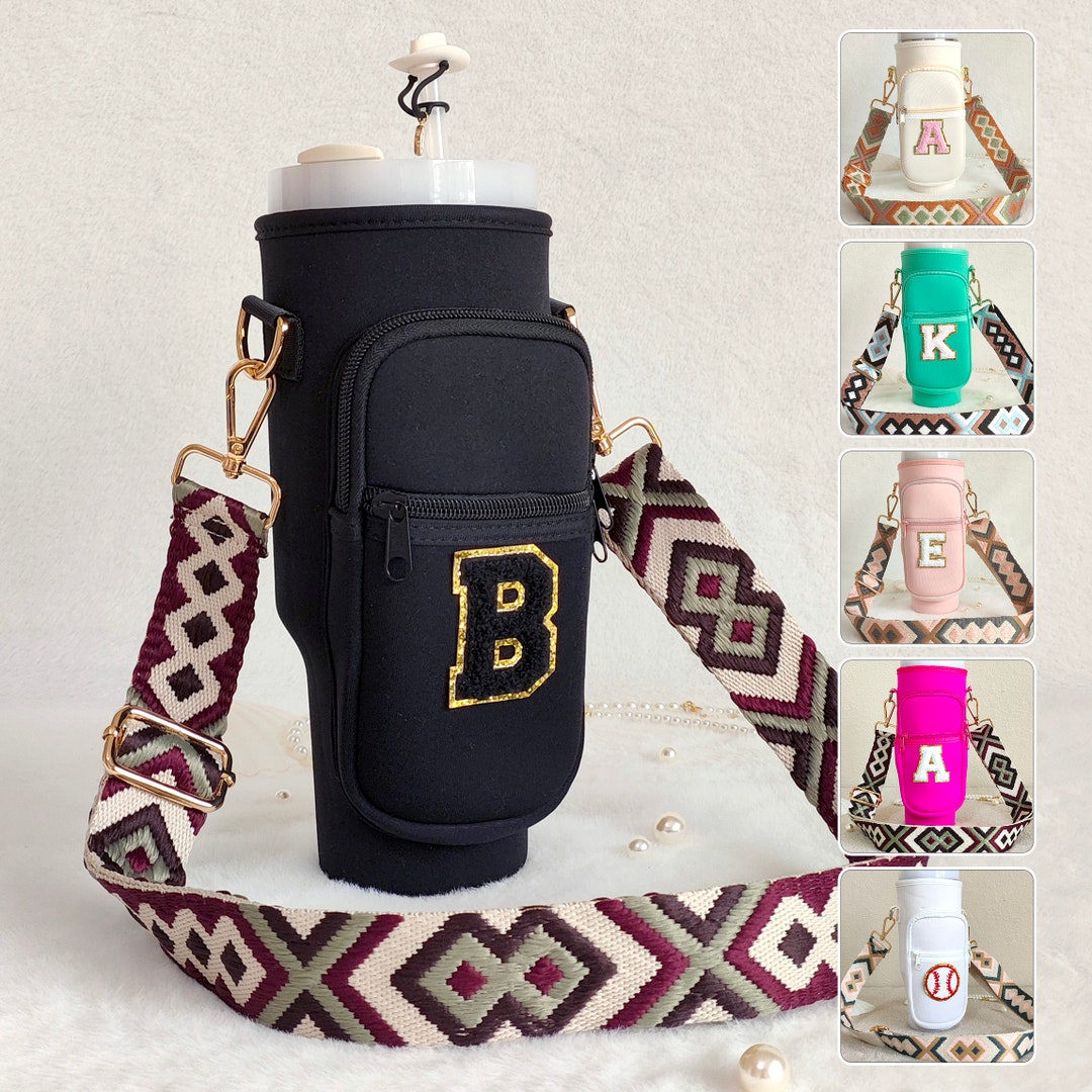 Custom Stanley Cup Strap Pouch Personalized 40oz Stanley Bag Stanley ...