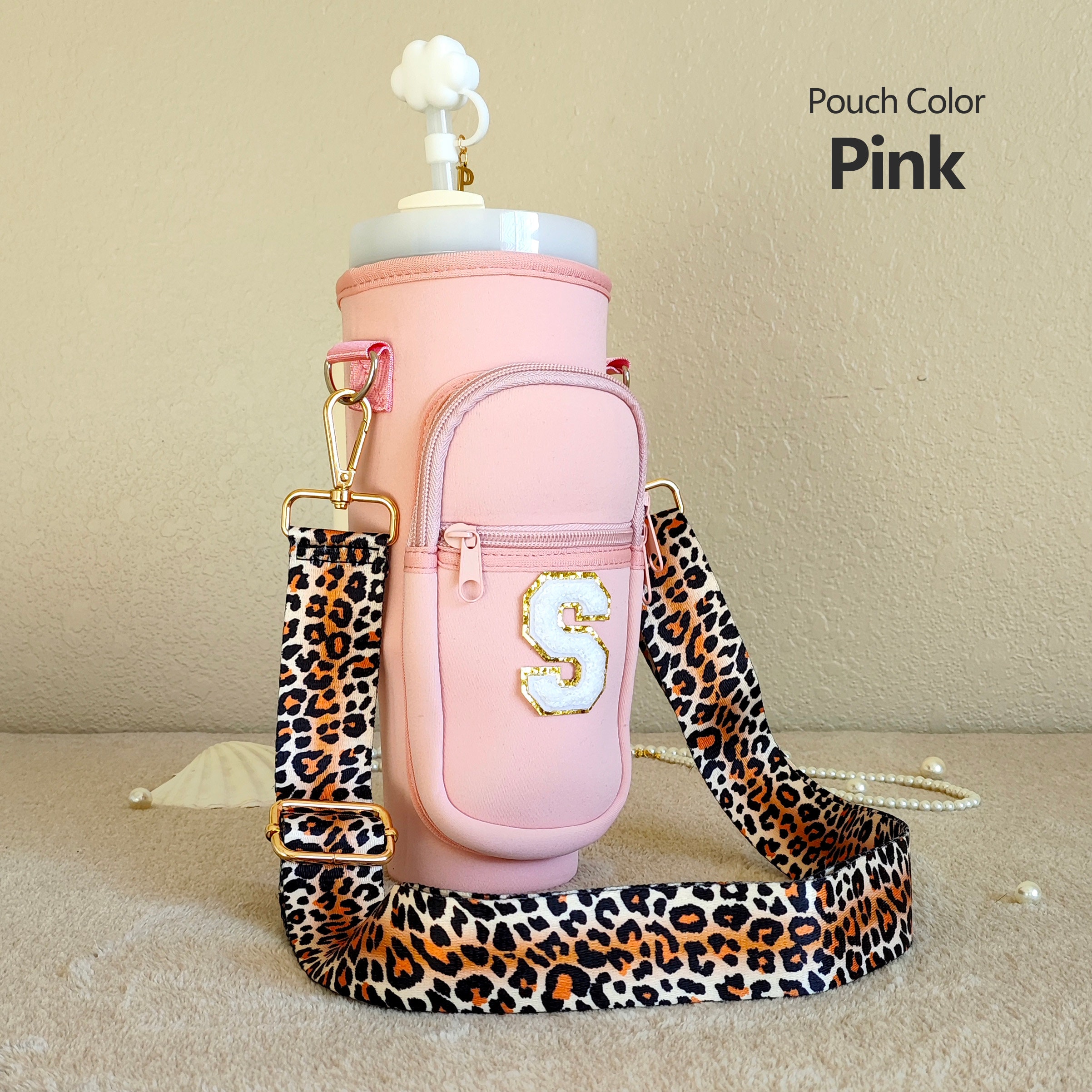 Custom Stanley Tumbler Pouch Carrier Personalized Water Bottle Bag 40oz ...