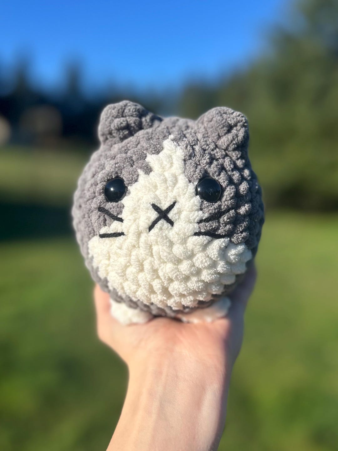 Mittens the Cat Plush Crochet Stuffed Amigurumi Toy - Etsy