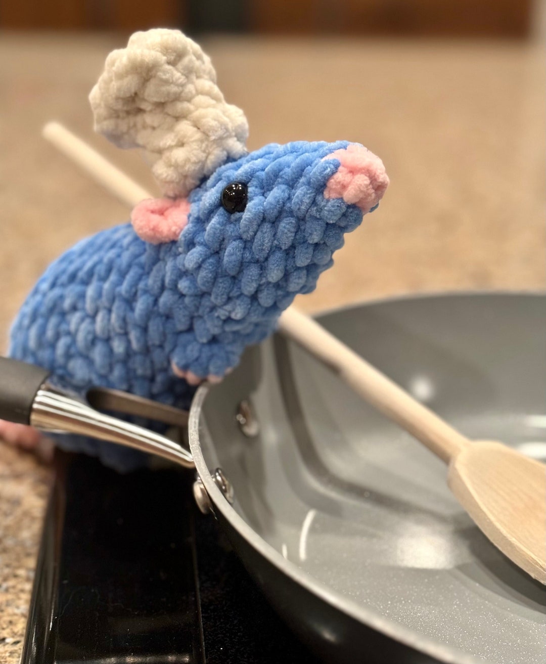 Rat Chef Crochet Plush Stuffed Amigurumi Toy - Etsy