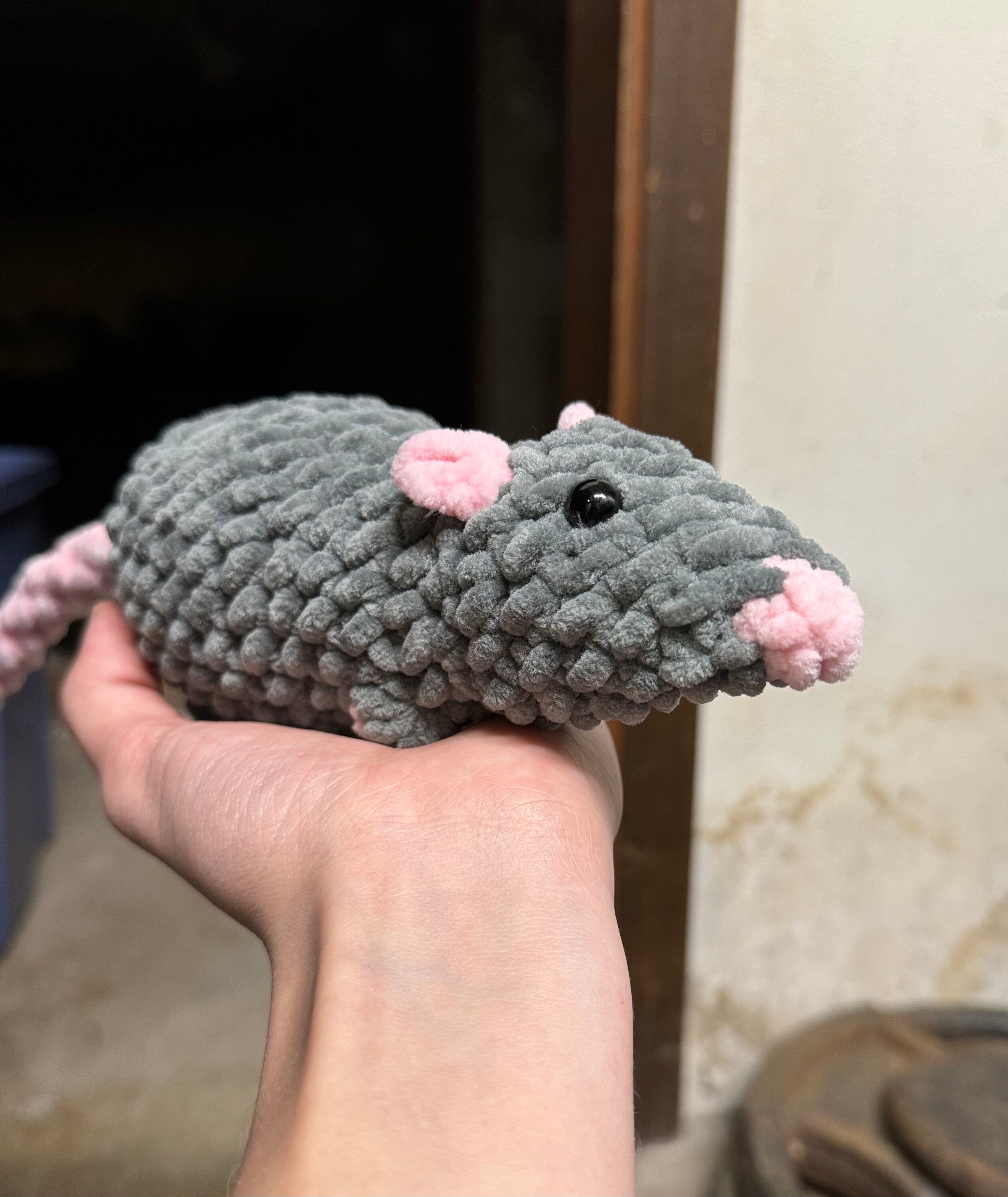 Crochet Rat Plush Stuffed Amigurumi Toy - Etsy