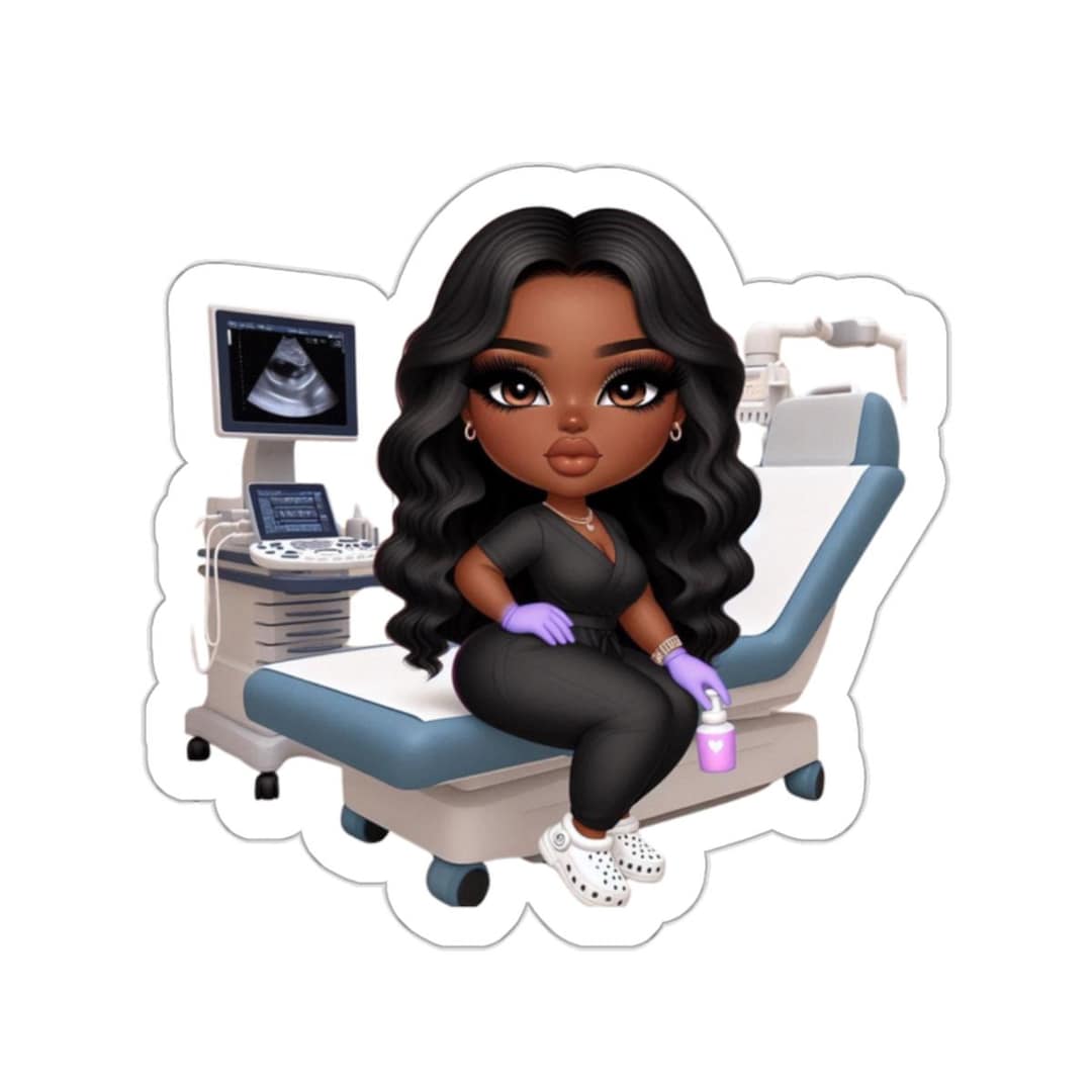 Ultrasound Tech Sticker, Black Girl Magic Sticker, Radiology Tech ...