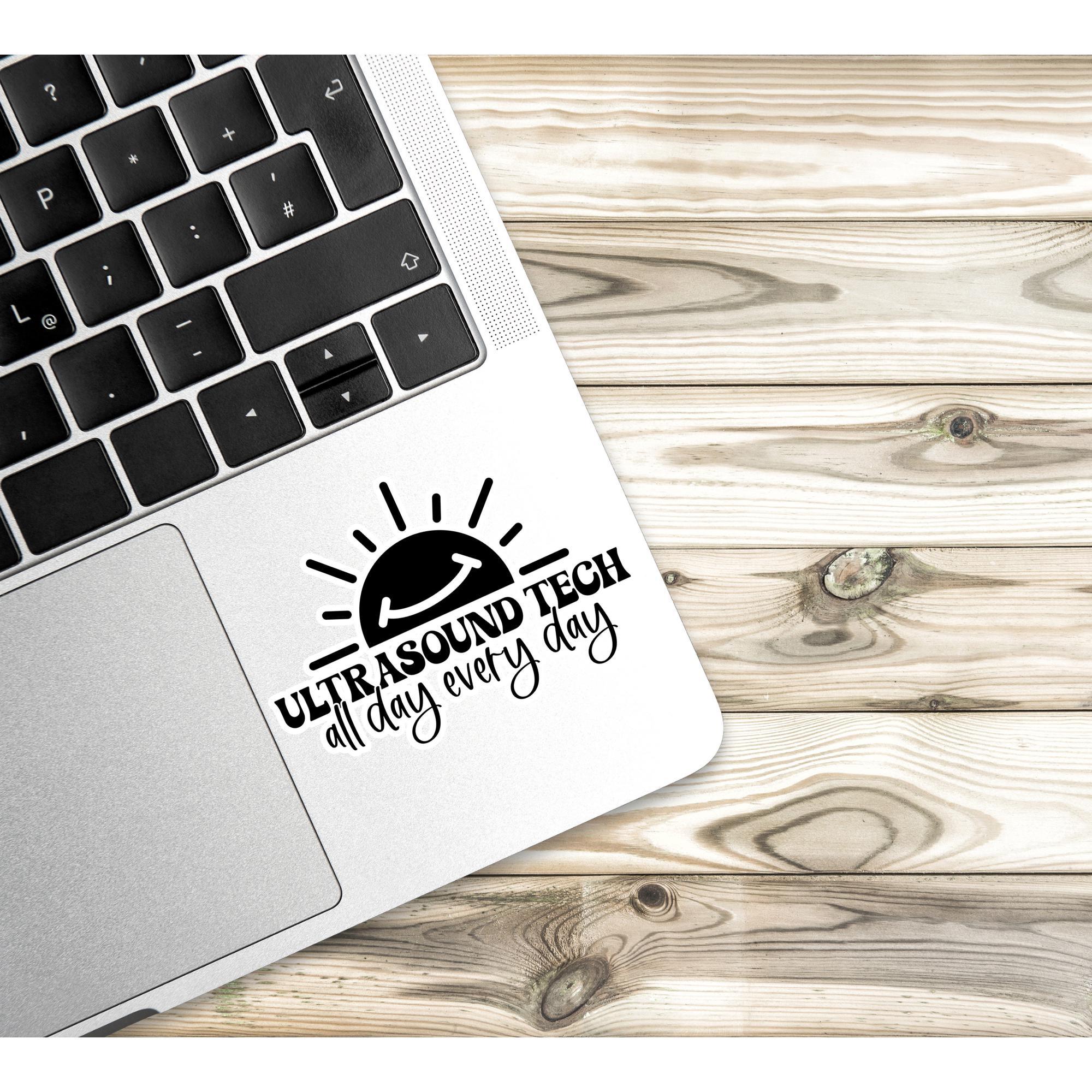 Ultrasound Tech All Day Every Day Sticker | Sonographer Vinyl Decal ...