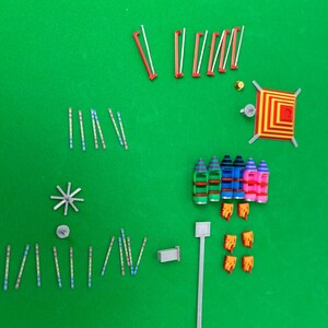 HO Scale Kiddie Rocket Ride Kit: Model Train Carnival Diorama 1/87 - Etsy