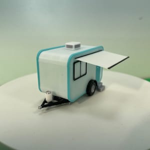 HO Scale Camper Trailer Kit in Color. - Etsy