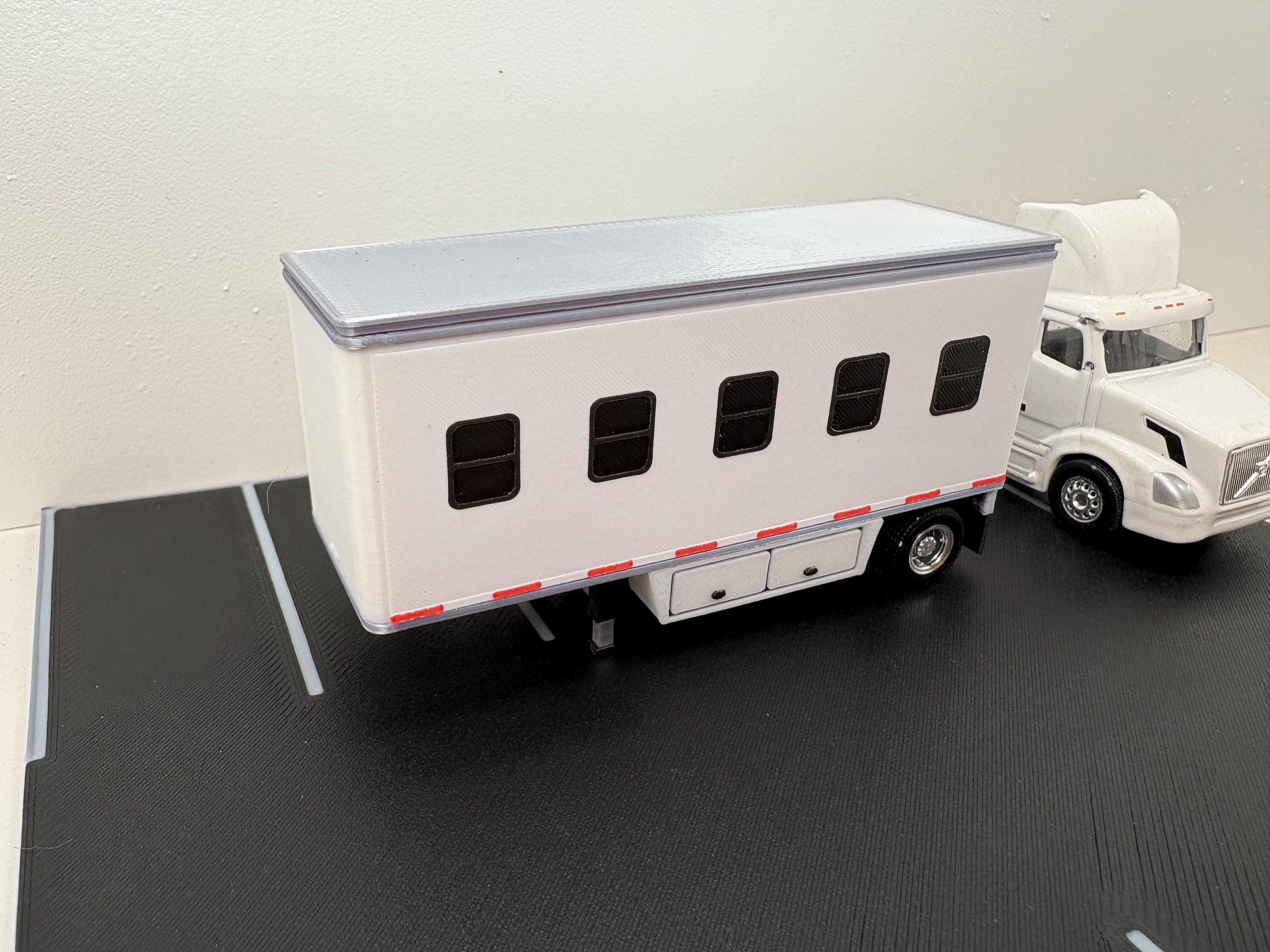 HO Scale Pup Bunkhouse Trailer Model Train Carnival - Etsy