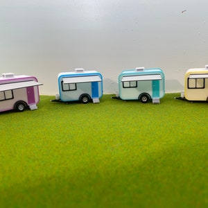 HO Scale Camper Trailer Kit in Color. - Etsy
