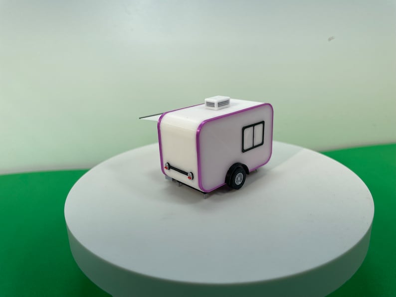 HO Scale Camper Trailer Kit in Color. - Etsy