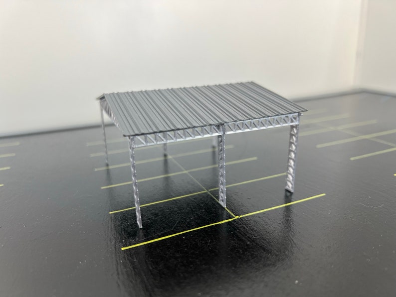 HO Scale Covered Buidling for Train Layout. - Etsy