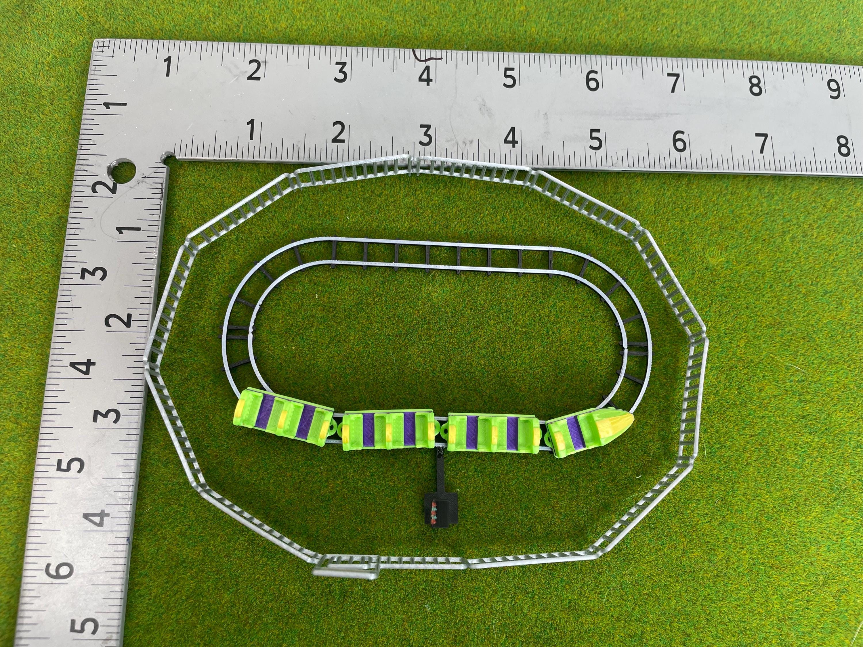 HO Scale Kiddie Jet Train Ride for Model Train Layouts and Dioramas Kit ...
