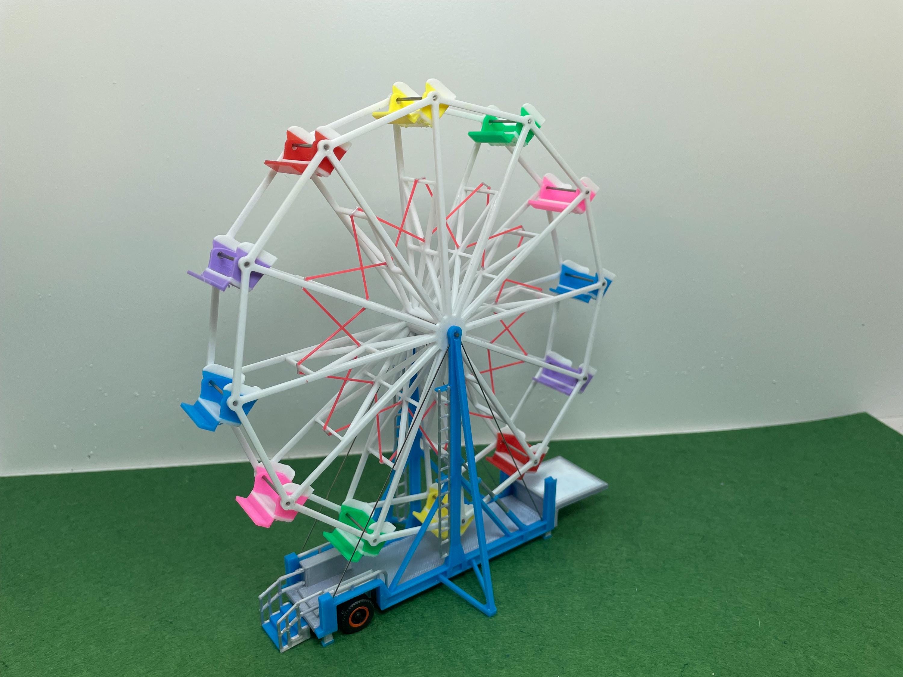 HO Scale Ferris Wheel: 1/87 Model Train Diorama - Etsy