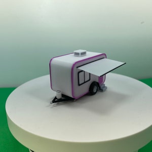 HO Scale Camper Trailer Kit in Color. - Etsy
