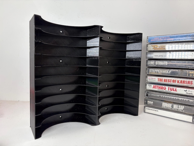 Cassette Tape Holder, 20 Cassettes, Wall Mounted. - Etsy