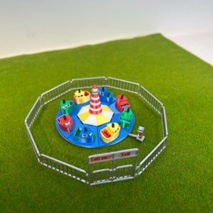 HO Scale Kiddie Tug Boat Ride for Model Train Layouts, Dioramas, and ...