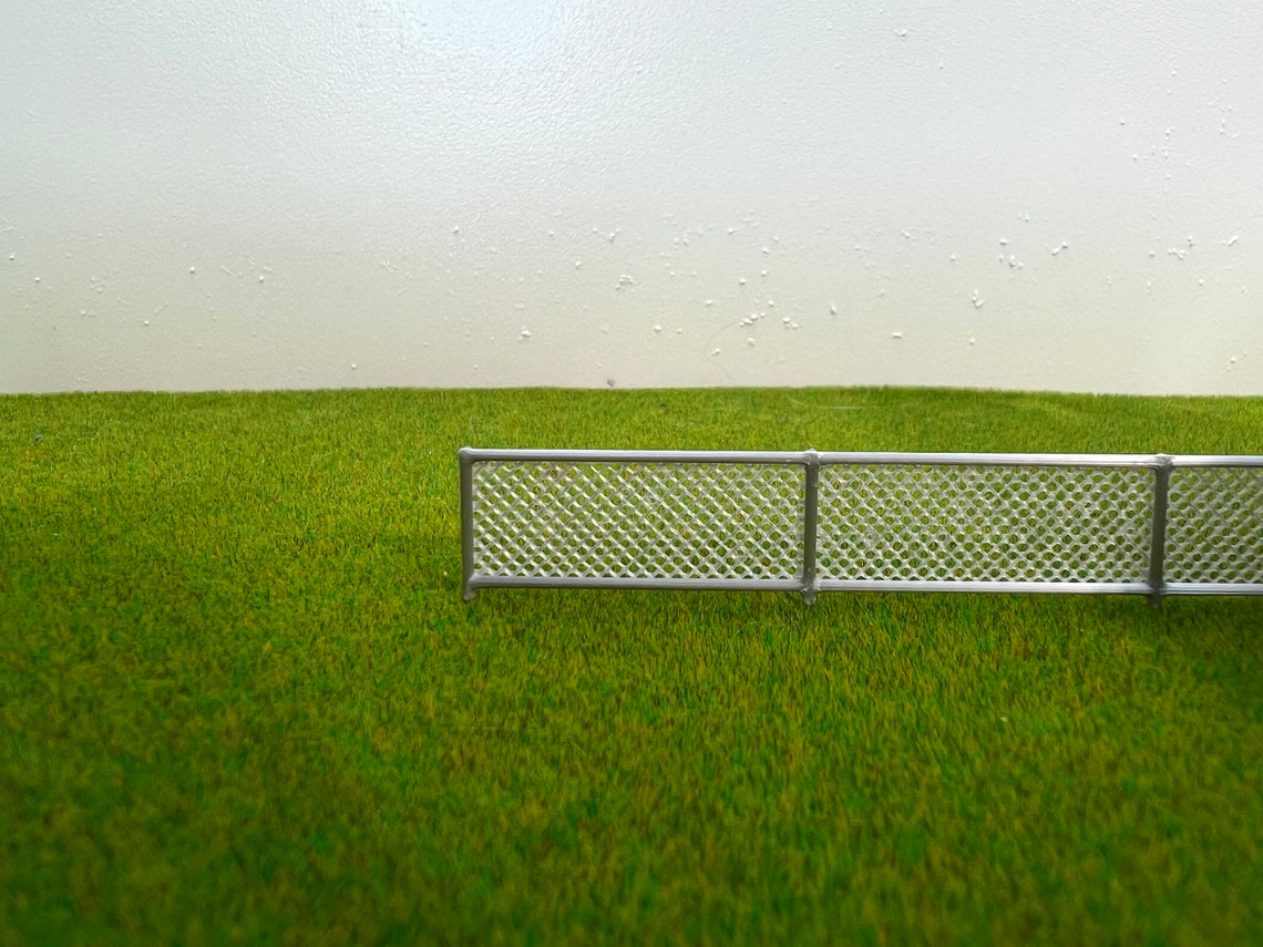 Ho Scale Chain Link Fence 5 Pieces. Residential Short Fence. - Etsy