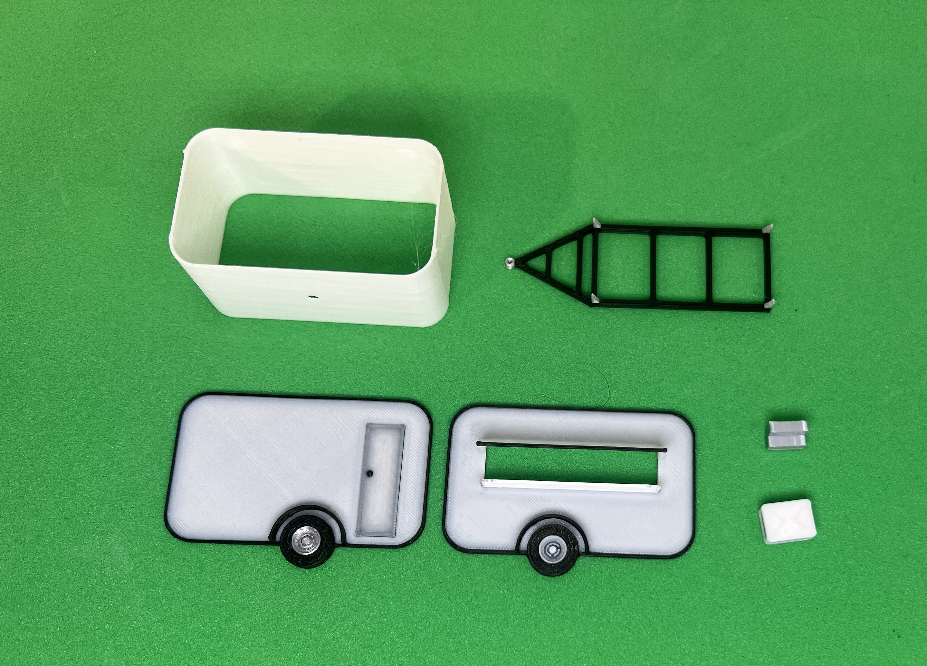 HO Scale Food Trailer Kit in Color. - Etsy