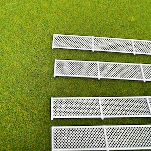 Ho Scale Chain Link Fence 5 Pieces. Residential Short Fence. - Etsy