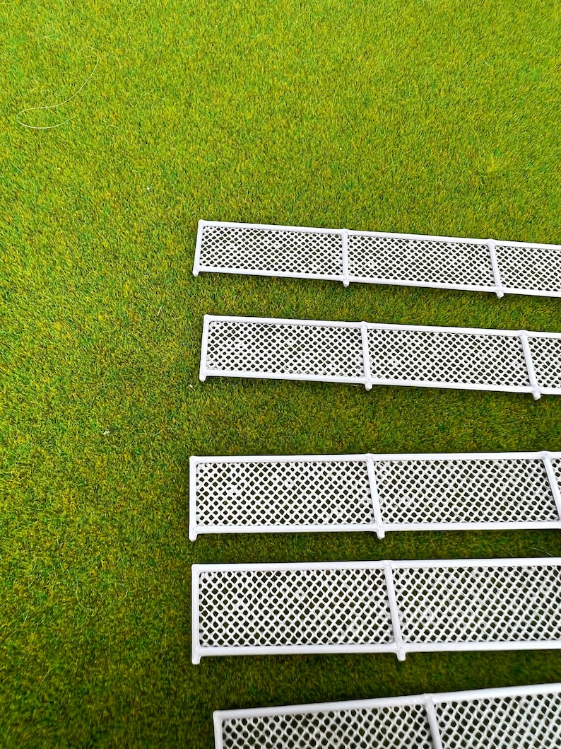 Ho Scale Chain Link Fence 5 Pieces. Residential Short Fence. - Etsy