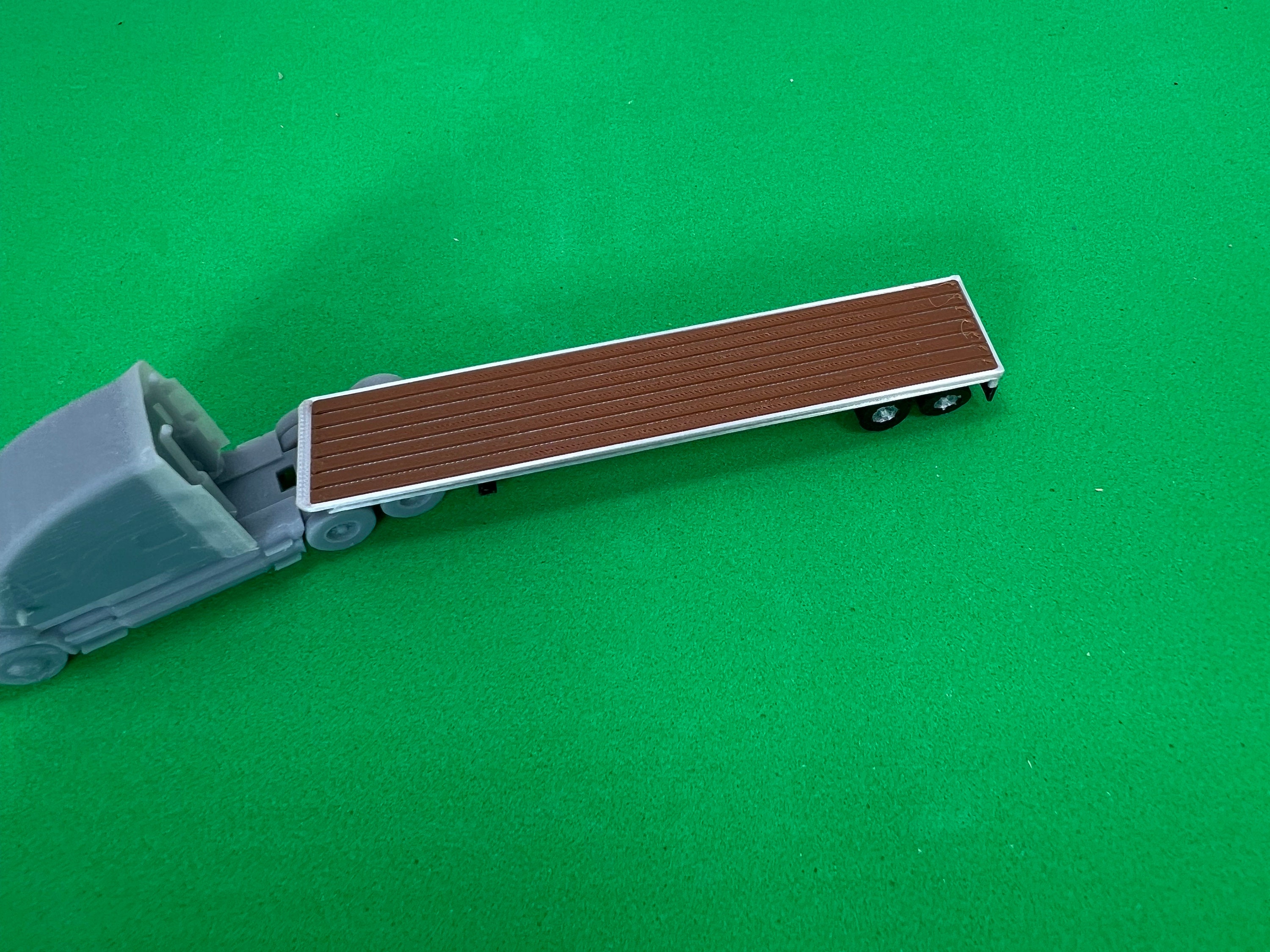 N Scale 53 Foot Flat Deck Trailer. - Etsy