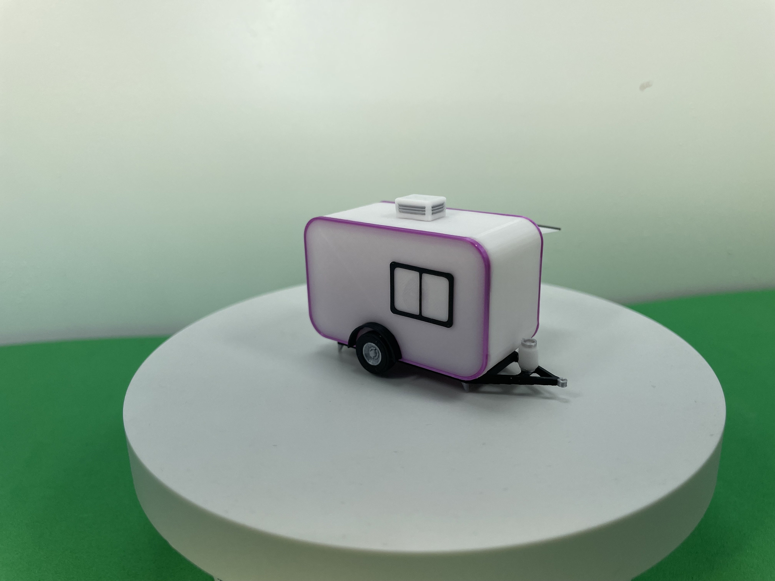 HO Scale Camper Trailer Kit in Color. - Etsy