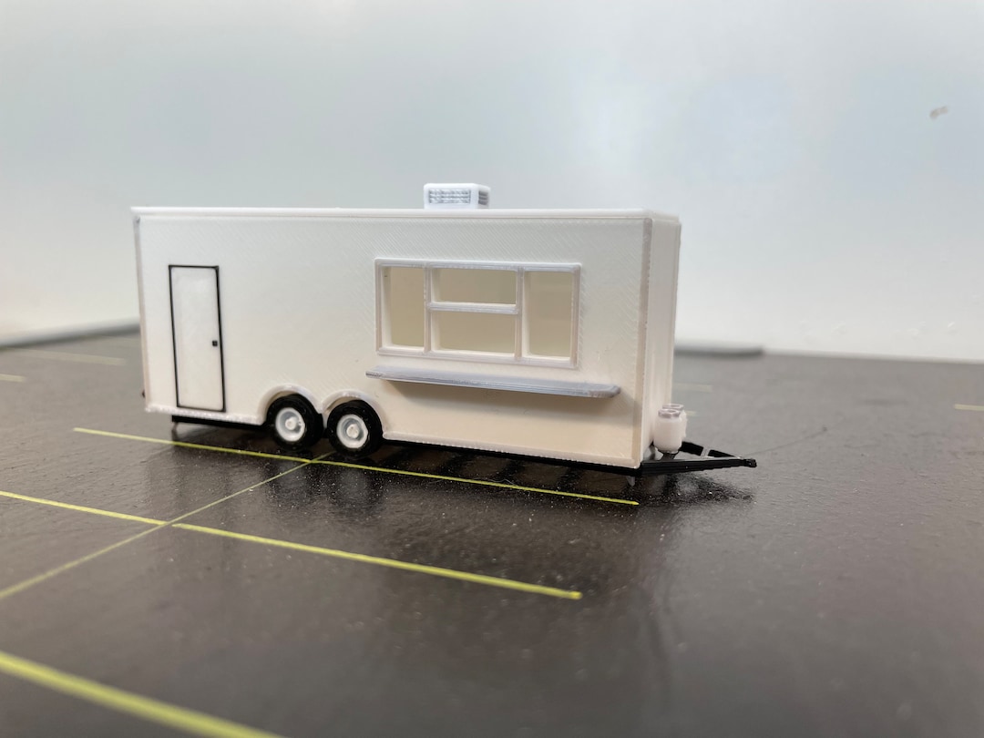 HO Scale Food Trailer for Model Train Layouts and Dioramas - Etsy