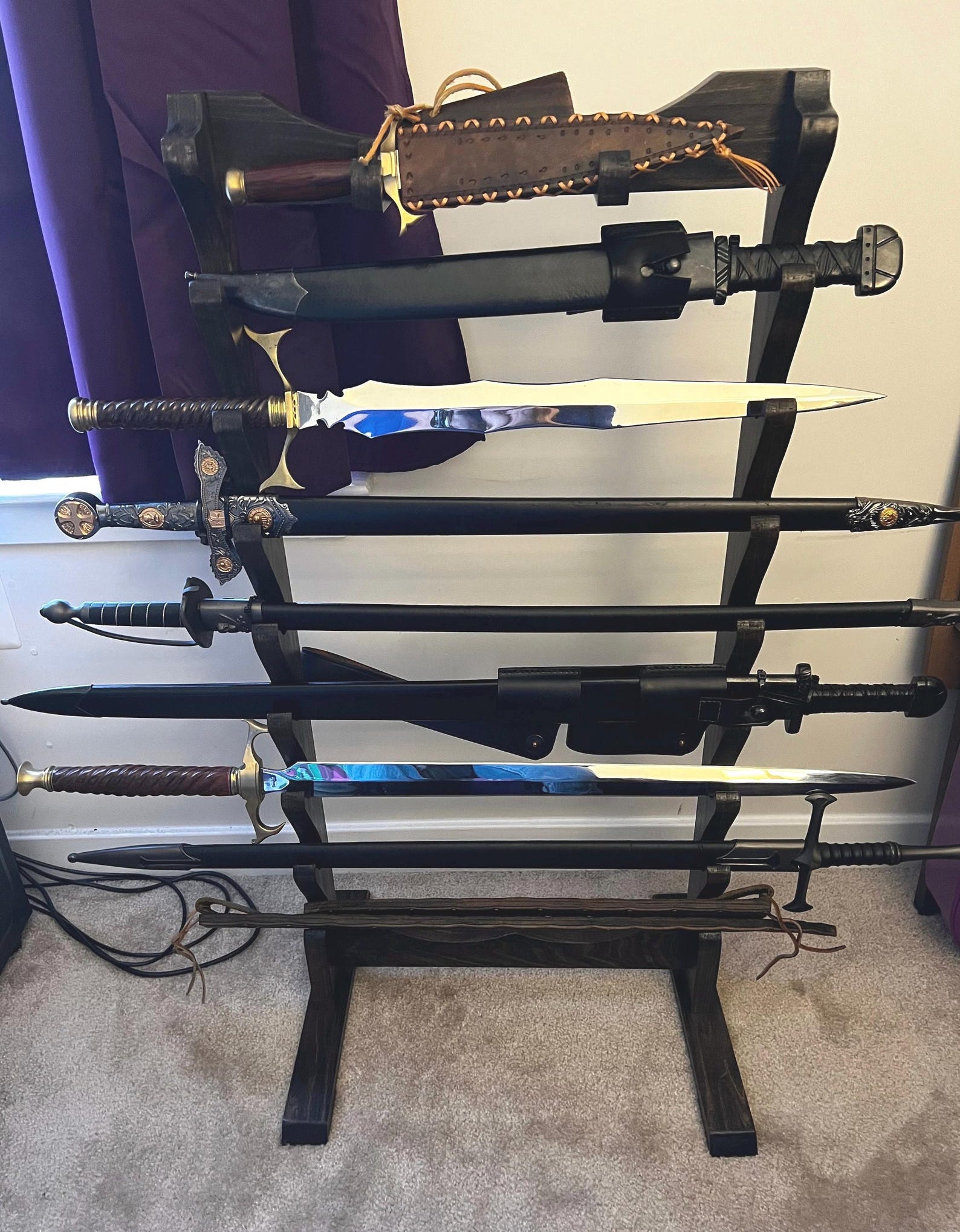 Sword Display Rack - Etsy