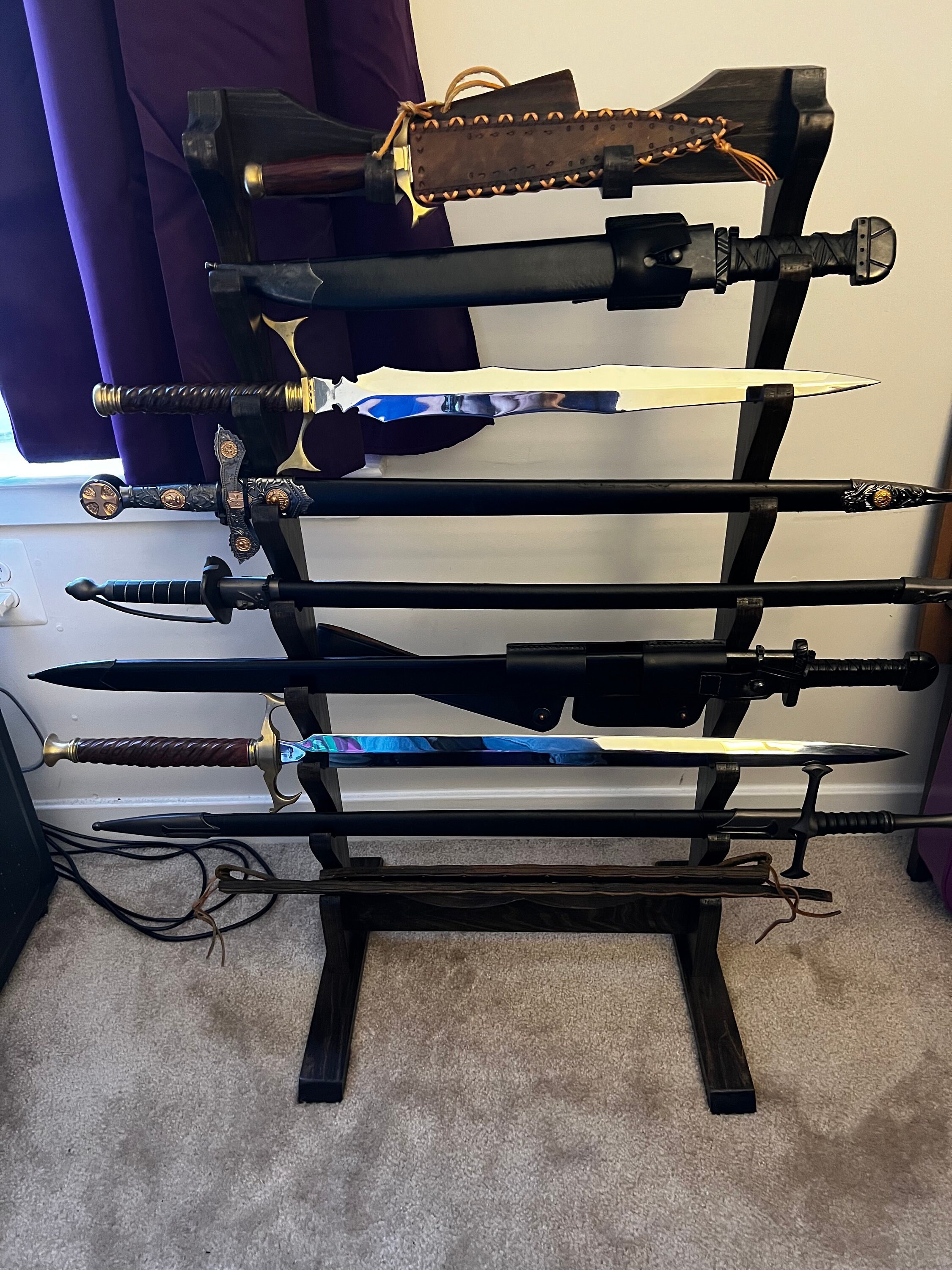 Sword Display Rack - Etsy