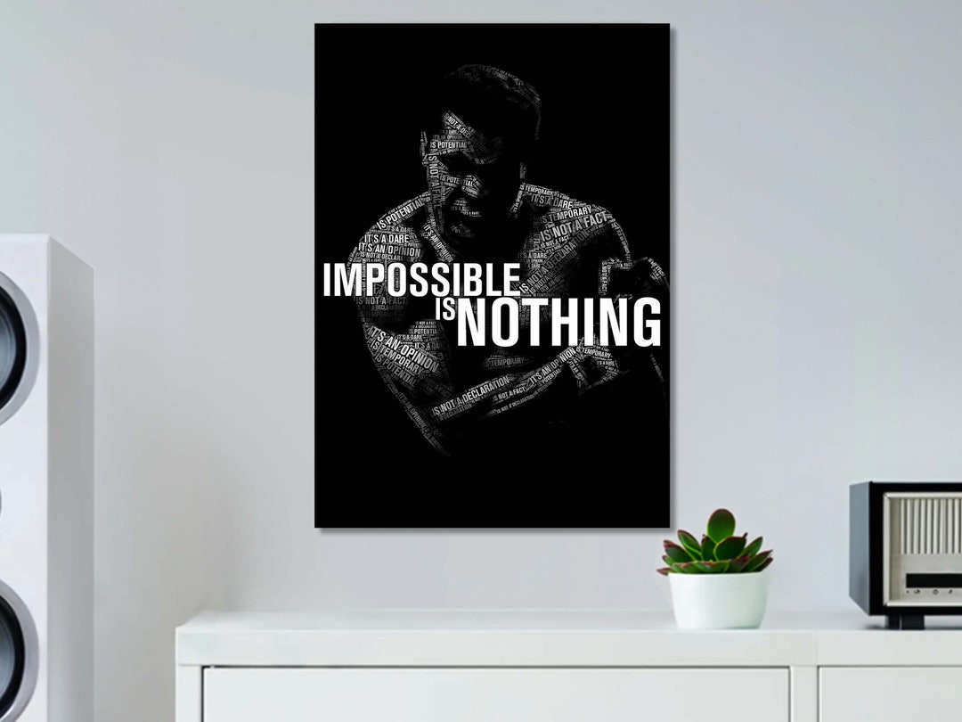 Muhammad Ali "impossible is Nothing!" Poster (download) - Etsy