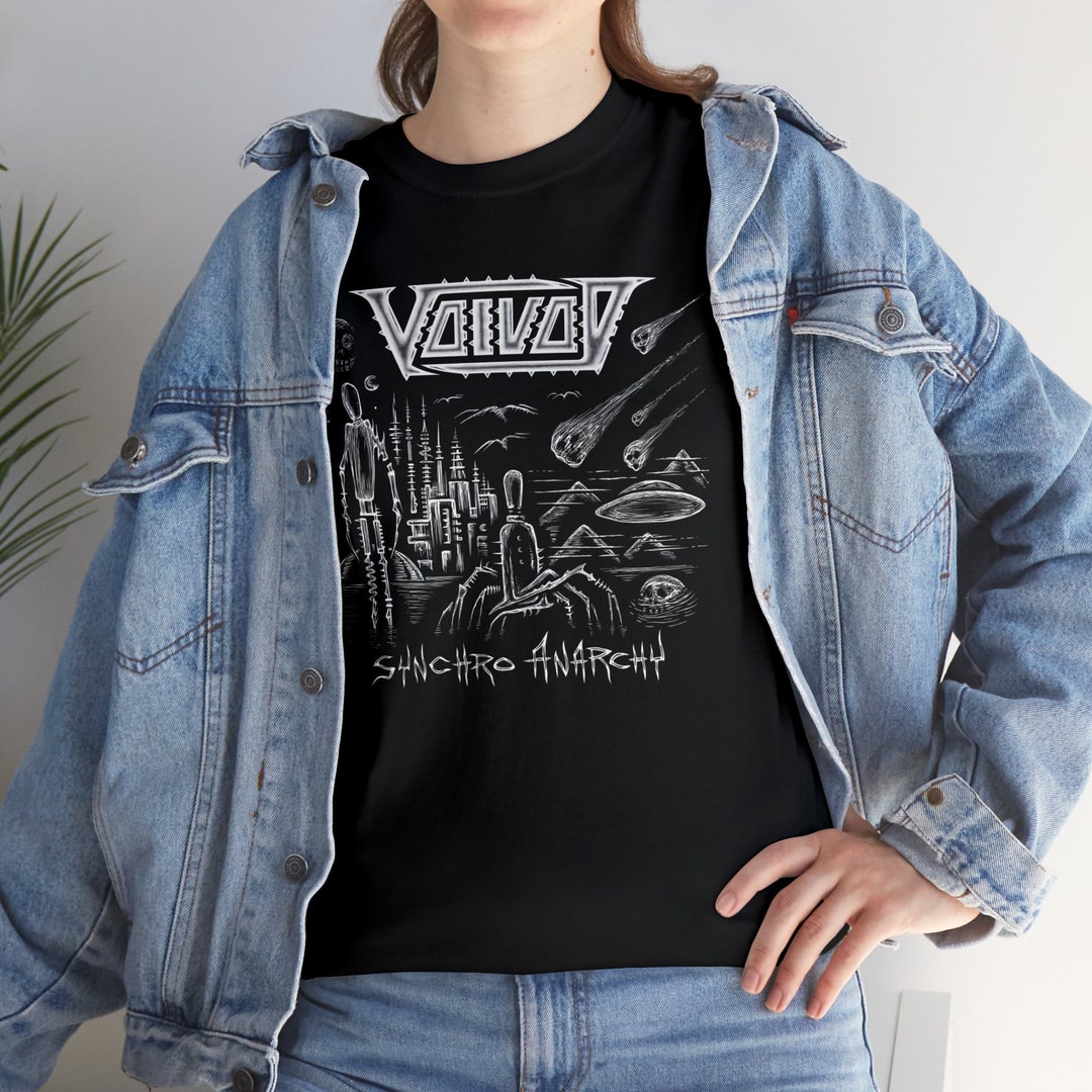 Voivod - Synchro Anarchy | Band Album T-shirt Metal Rock Music Sizes S ...