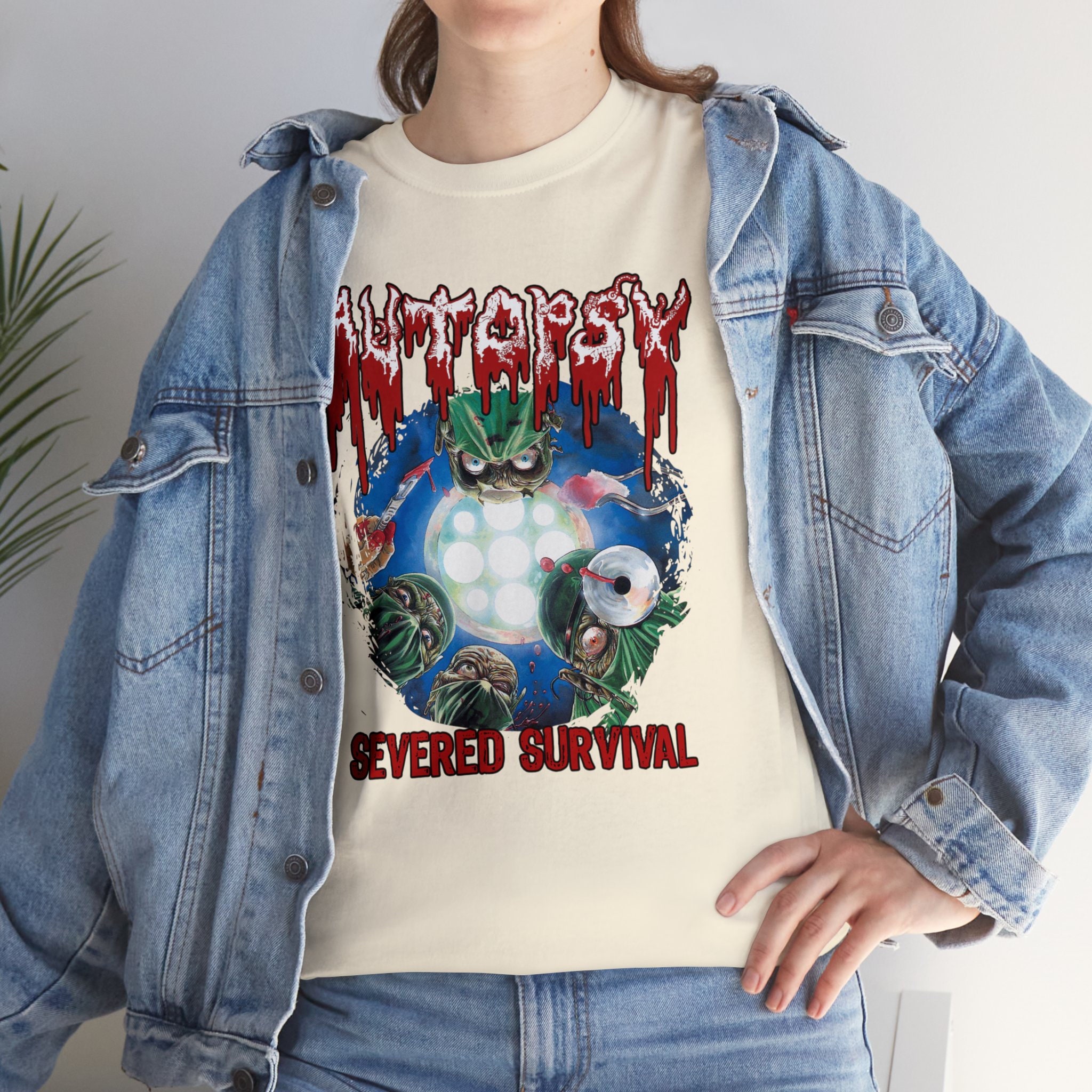 Autopsy - Severed Survival | Band Album T-shirt Metal Rock Music Sizes ...