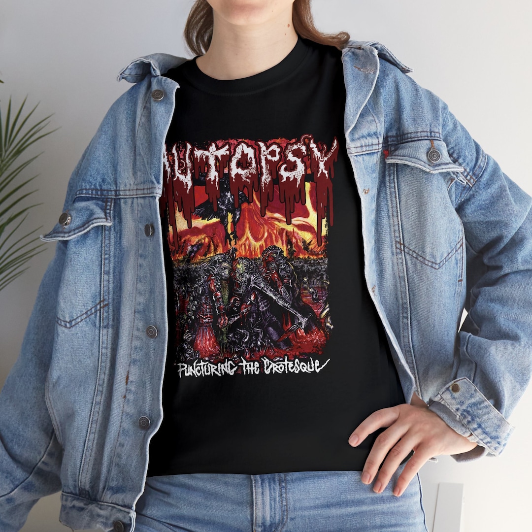 Autopsy - Puncturing the Grotesque | Band Album T-shirt Metal Rock ...