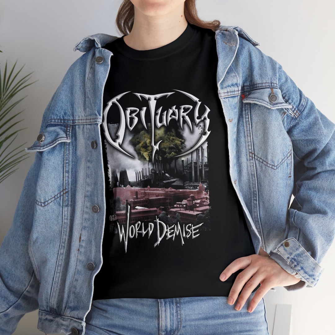 Obituary - World Demise | Band Album T-shirt Metal Rock Music Sizes S ...