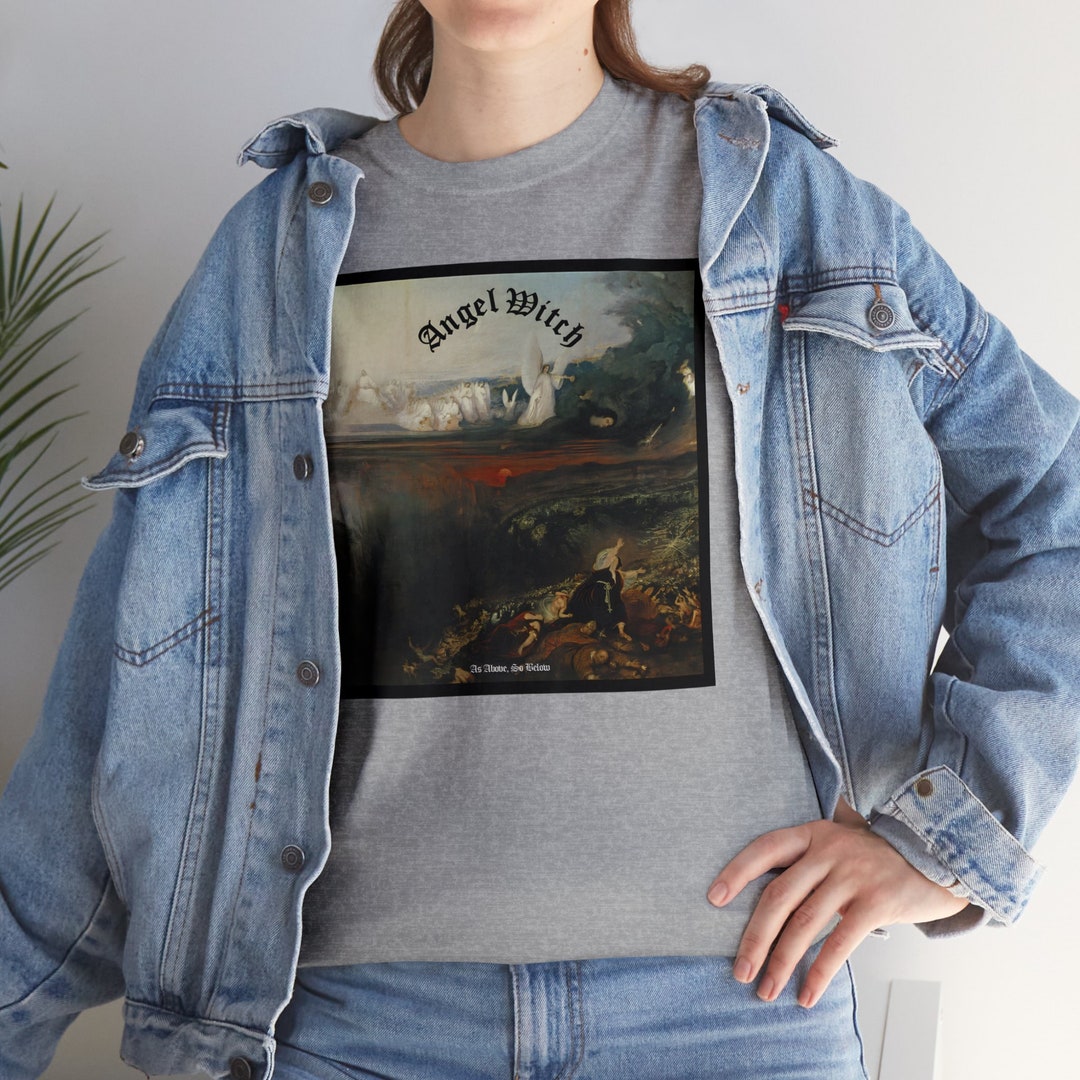 Angel Witch - as Above, so Below | Band Album T-shirt Metal Rock Music ...