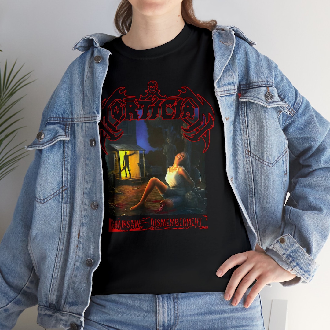 Mortician - Chainsaw Dismemberment | Band Album T-shirt Metal Rock ...